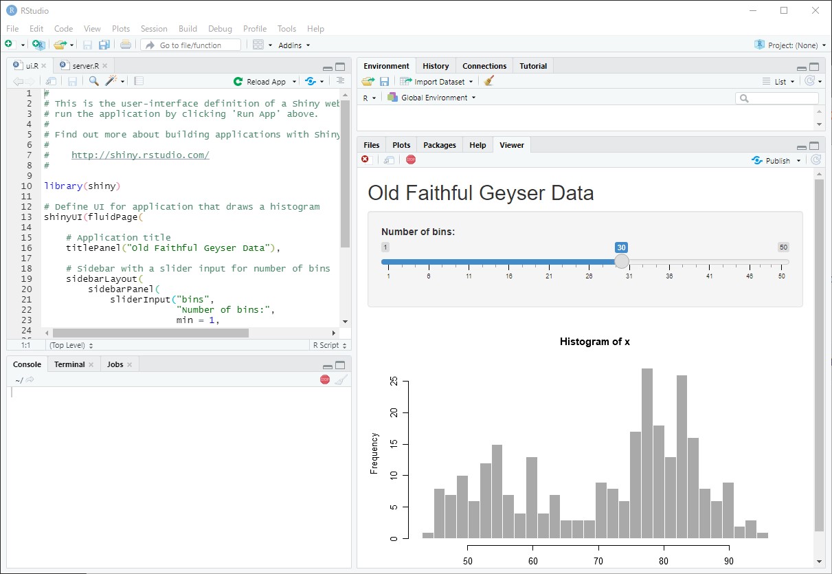 Rで解析：Shinyの導入と覚書