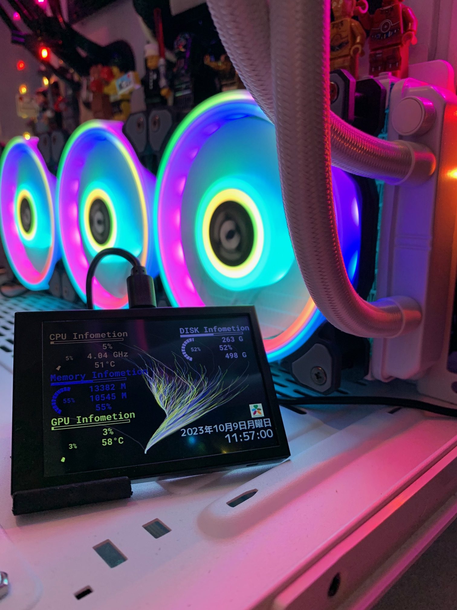 3.5インチIPSディスプレイでパソコン情報をモニタリング！！「turing-smart-screen-python」の設定と新規Themeの作成方法